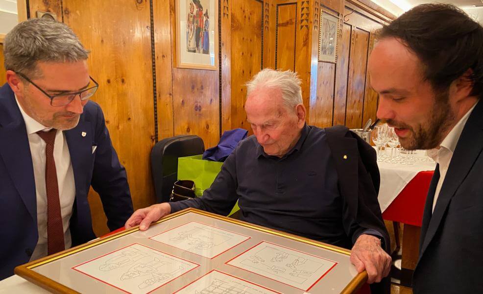 SVP-Obmann und Landeshauptmann gratulieren Roland Riz